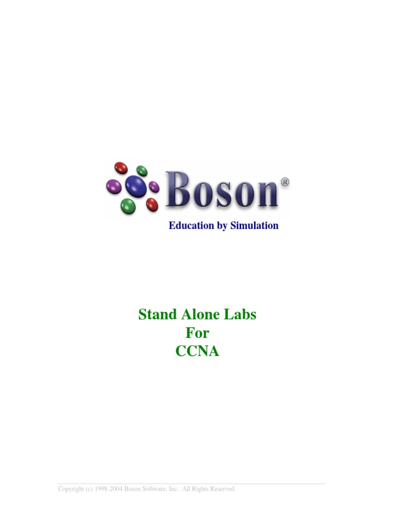 Stand Alone Labs For Ccna: Education by Simulation | PDF | Command Line ...