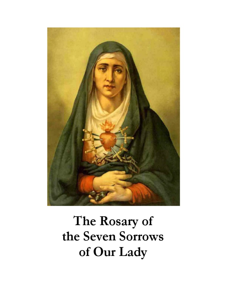 The Rosary of The Seven Sorrows of Our Lady - Edited | PDF | Rosary ...