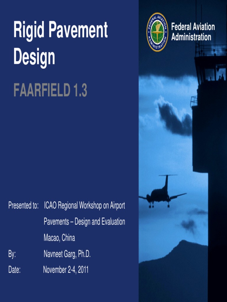 Rigid Pavement Overlay Design Using FAARFIELD 1.3 | PDF ...