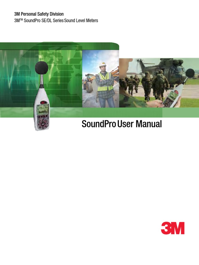 3M Quest SoundPro DL Man 2013rK | PDF | Electronics | Electrical ...