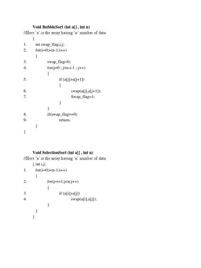 Algo Bubble Selection | PDF