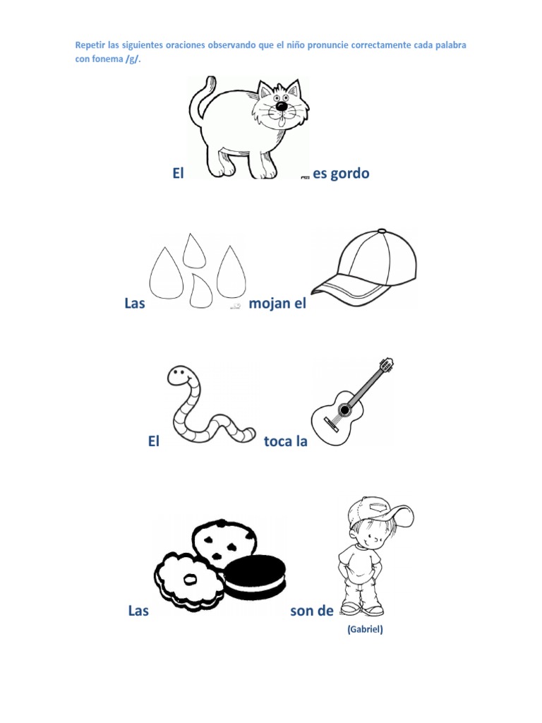 Oraciones Con G | PDF