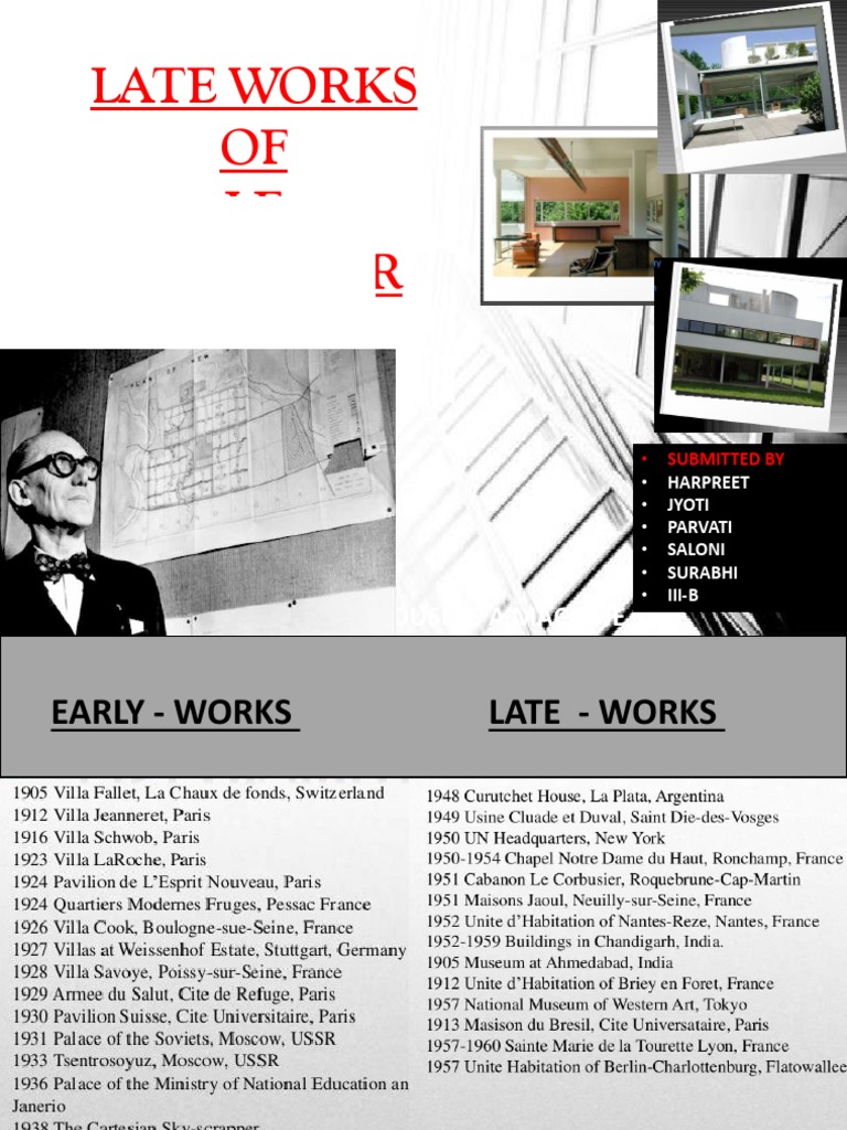 Late Works OF LE Corbusier: Philosophy - House Is A Machine | PDF ...