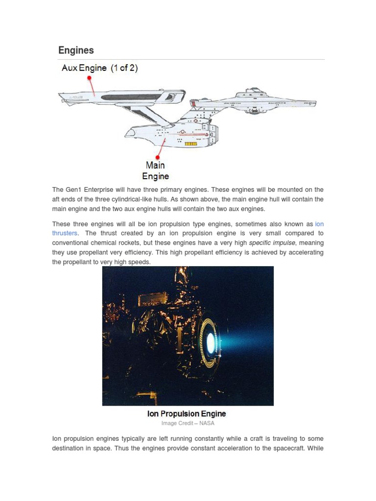 Engines: Ion Thrusters | PDF | Spacecraft Propulsion | Outer Space