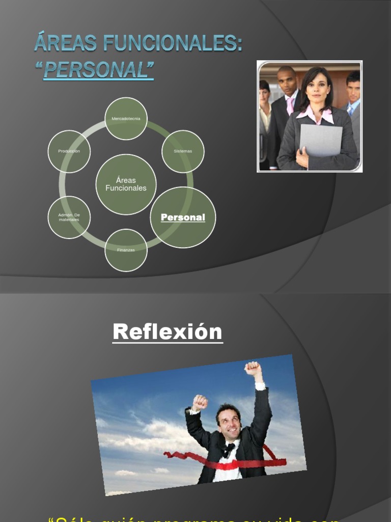 Areas Funcionales Personal | PDF | Salario | Reclutamiento