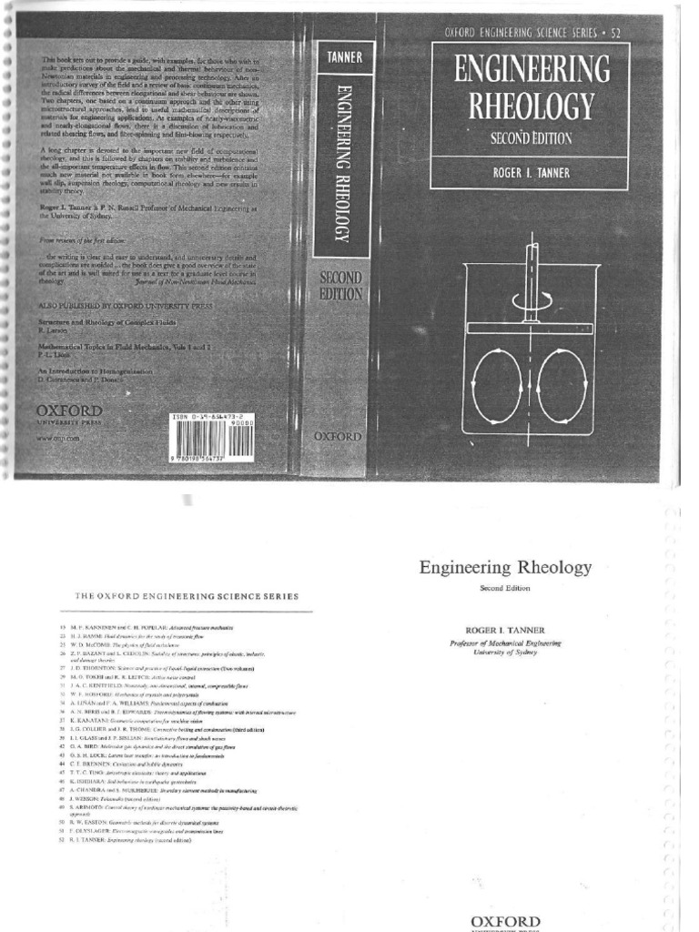 Tanner - Engineering Rheology | PDF