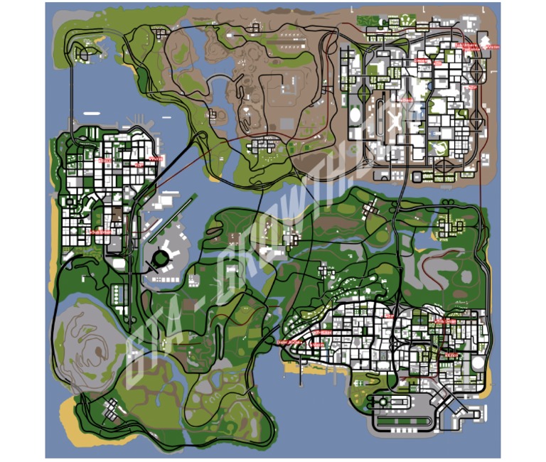 GTA Sa Mapa Ropa | PDF