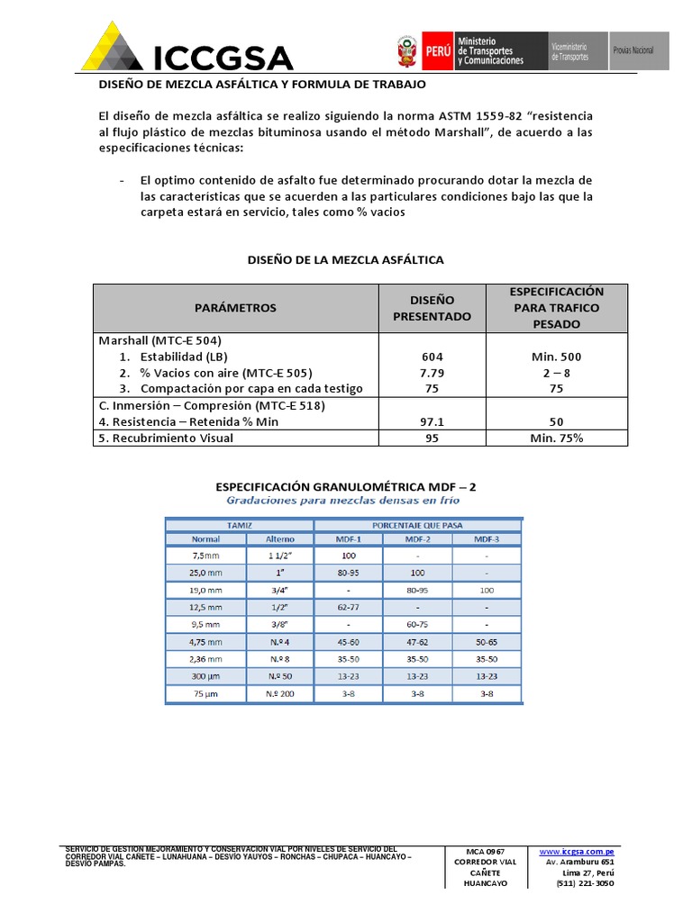Formula de Trabajo | PDF | Materiales | Materiales de construcción