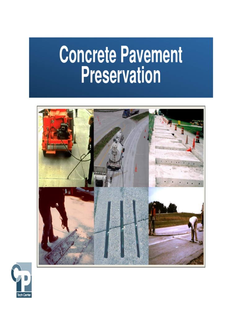 Concrete Pavement Preservation | PDF