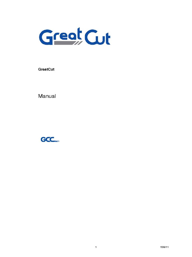 Manual Greatcut | PDF | Disco compacto | Programa de computadora