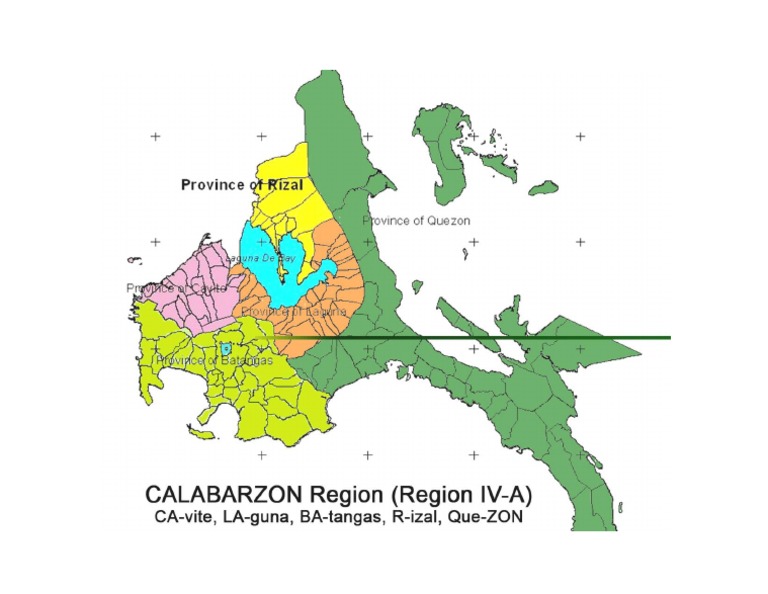 Calabarzon Map | PDF