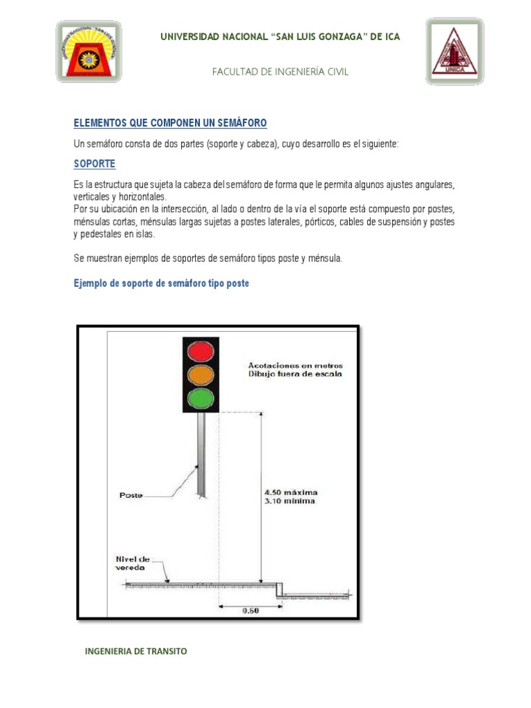 Elementos Que Componen Un Semáforo | Semáforo | Diodo emisor de luz