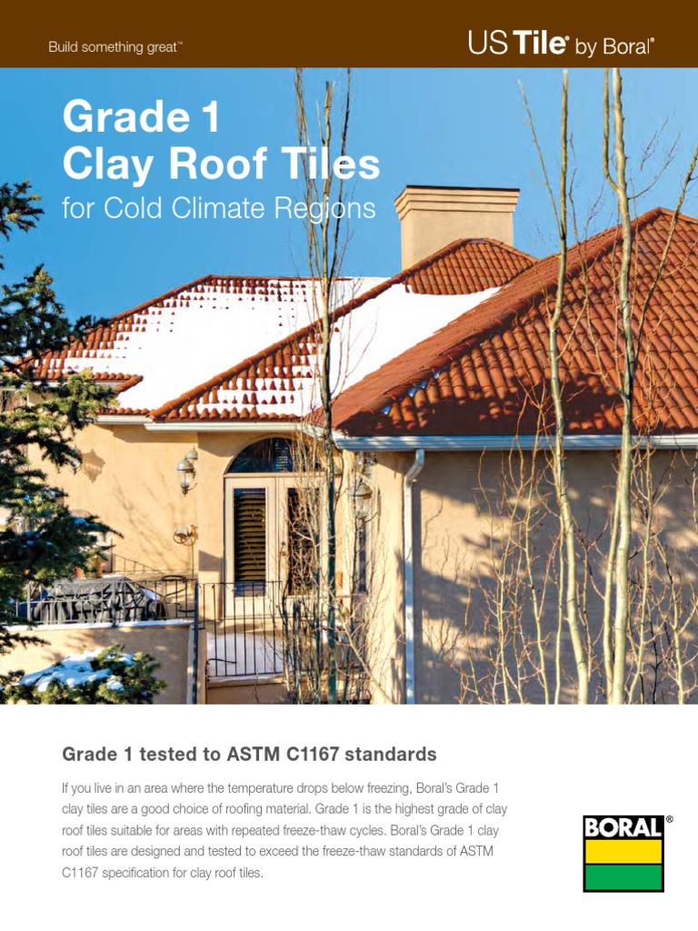 Boral Clay Grade 1 Brochure | PDF | Tile | Building Technology