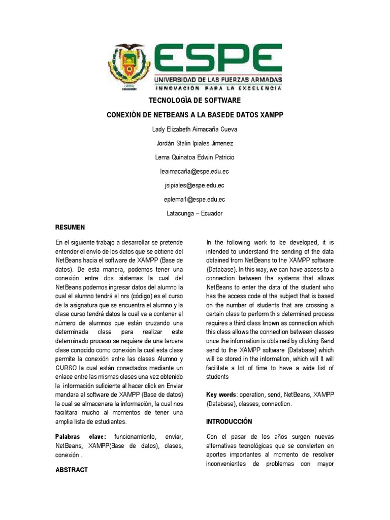 Netbeans y XAMPP | PDF | Mi sql | Php