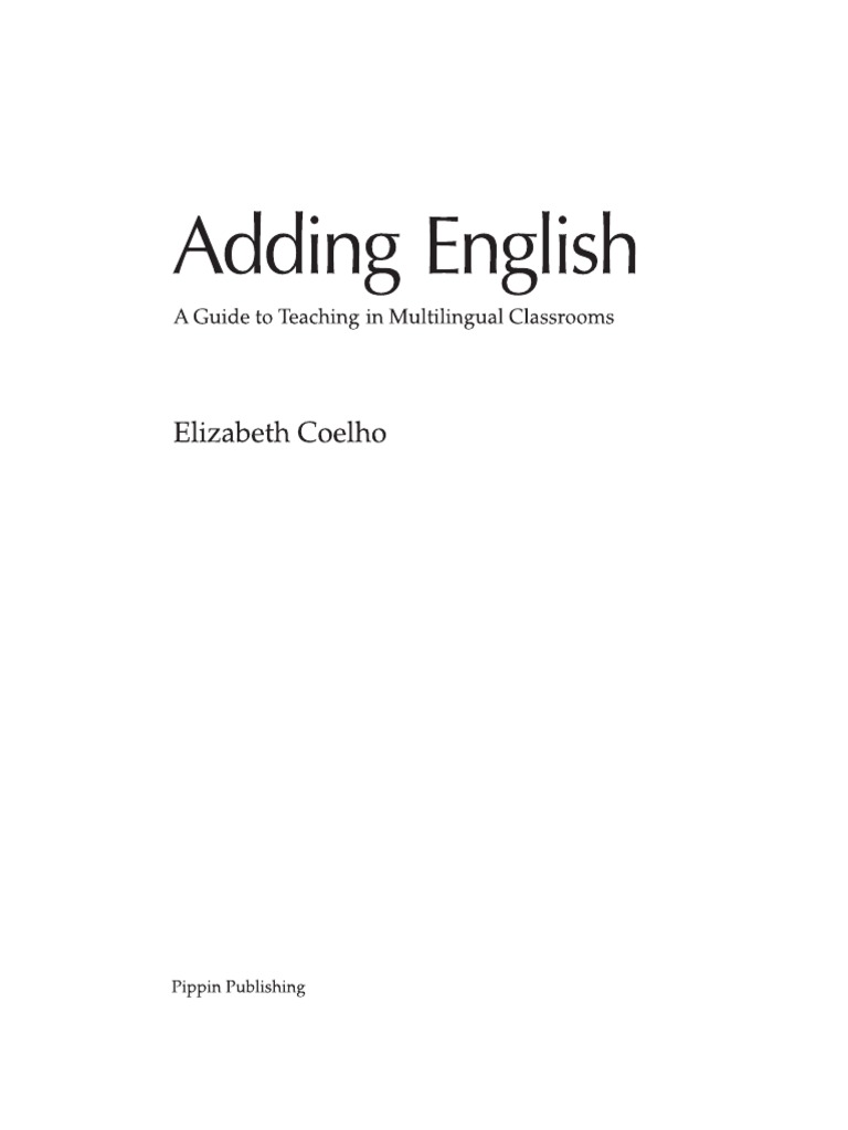 ELL Book | Download Free PDF | English As A Second Or Foreign Language ...