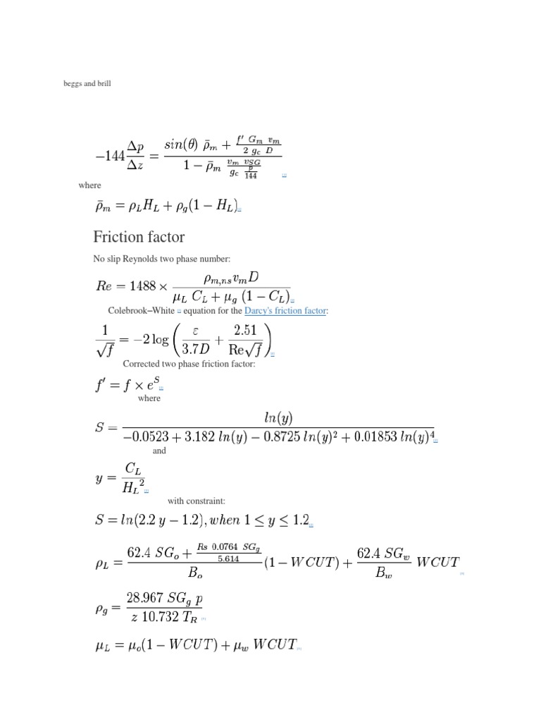 Beggs and Brill | PDF | Mathematical Physics | Statistical Mechanics