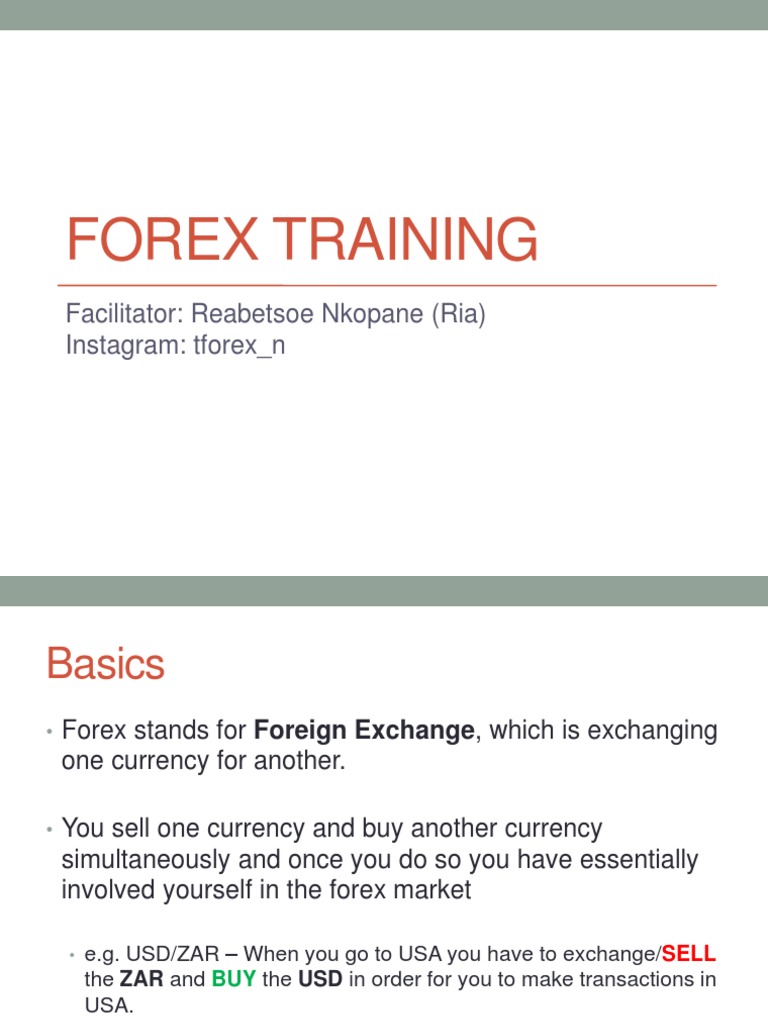 Forex Note 1 | PDF | Foreign Exchange Market | Market Trend