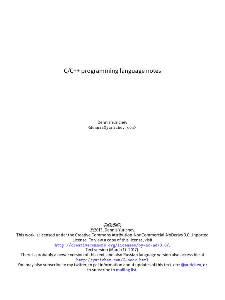 C Notes en PDF | PDF | Integer (Computer Science) | Data Type