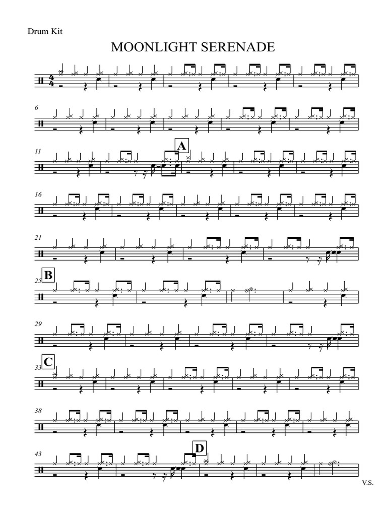 Moonlight Serenade - Drum Kit