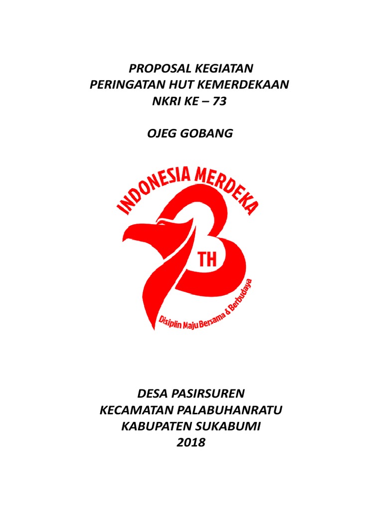Contoh Proposal Kegiatan Hut Ri | PDF