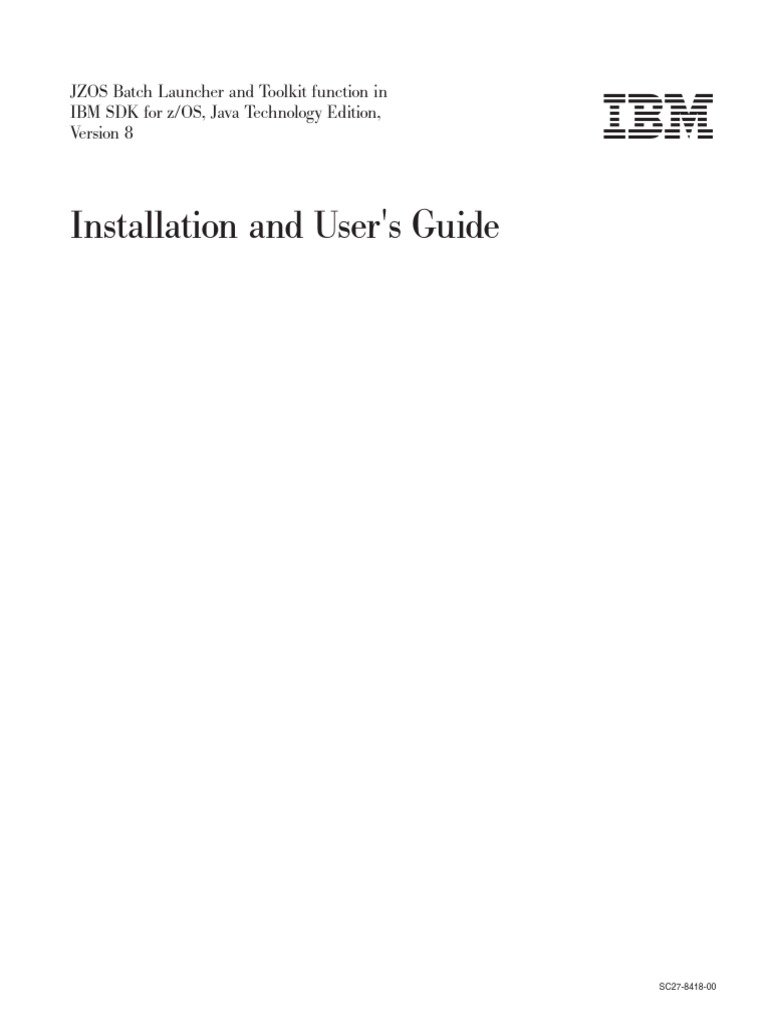 JZOS Batch Launcher and Toolkit Function in IBM SDK For ZOS, Java ...
