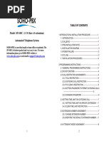 Panasonic Program Codes | PDF | Telephony | Telecommunications