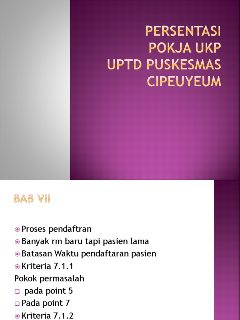 Persentasi Lokbul PJ UKP | PDF