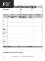 001 PPE Issue Register | PDF | Personal Protective Equipment | Sports ...