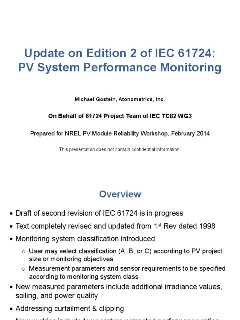 PV System Performance Monitoring | PDF | Photovoltaic System | Power Inverter
