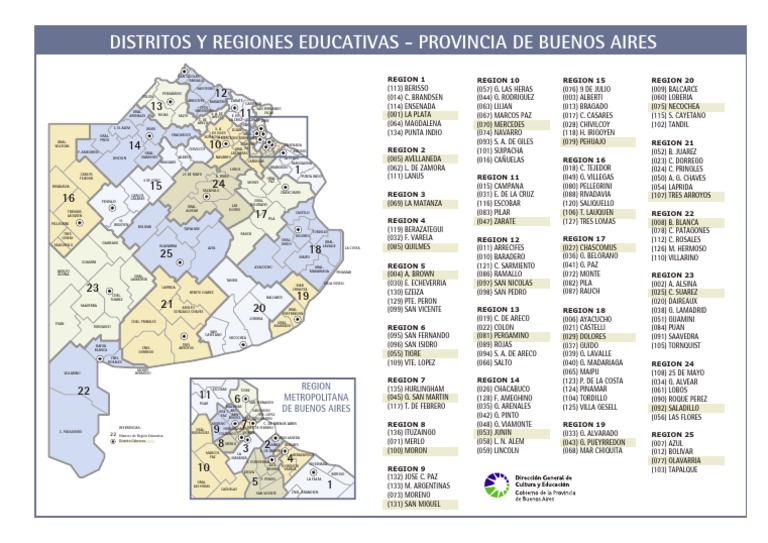 Mapa Regiones A3 PDF | PDF | Argentina | Buenos Aires