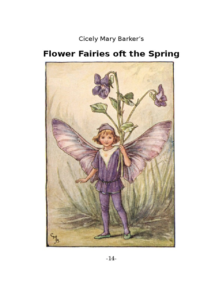 Cicely Mary Barker: Flower Fairies of The Spring 10 | PDF | Art | Poetry