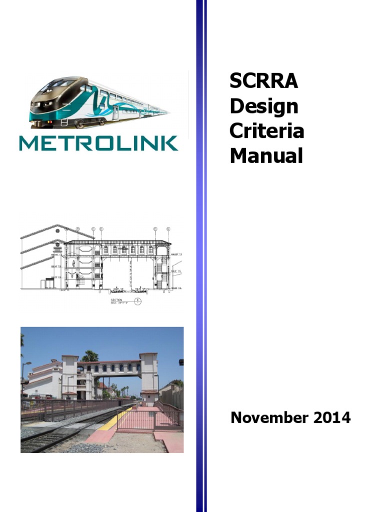 SCRRA Design Criteria Manual 2014 | PDF | Track (Rail Transport) | Rail ...