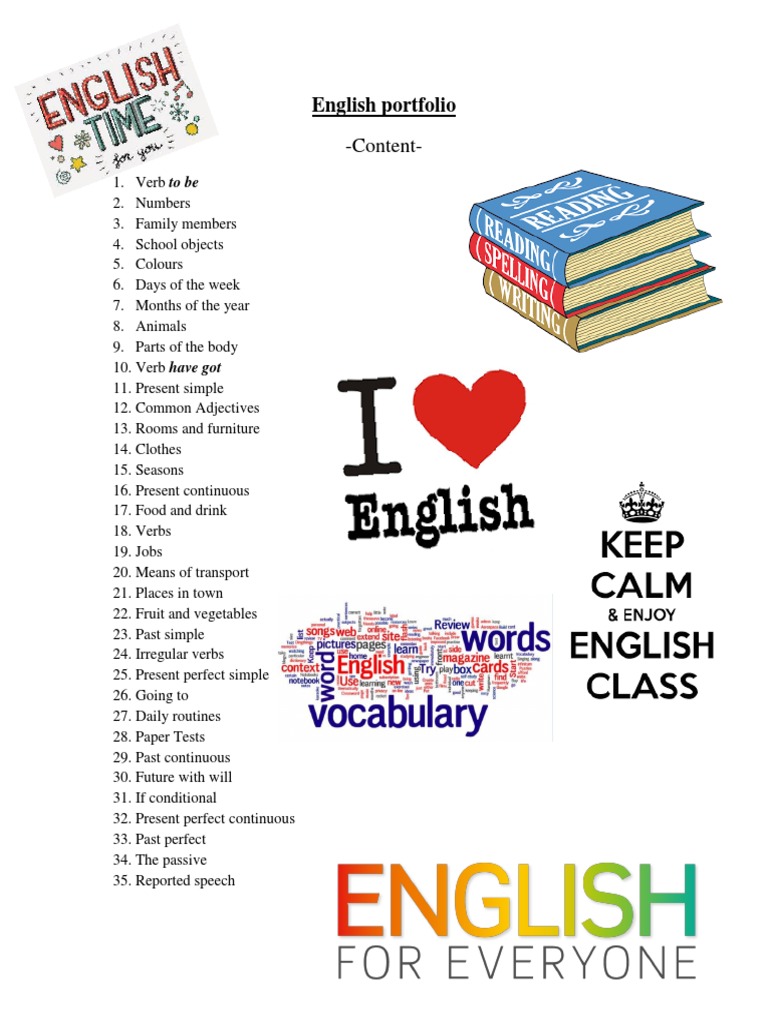 English Portfolio | PDF