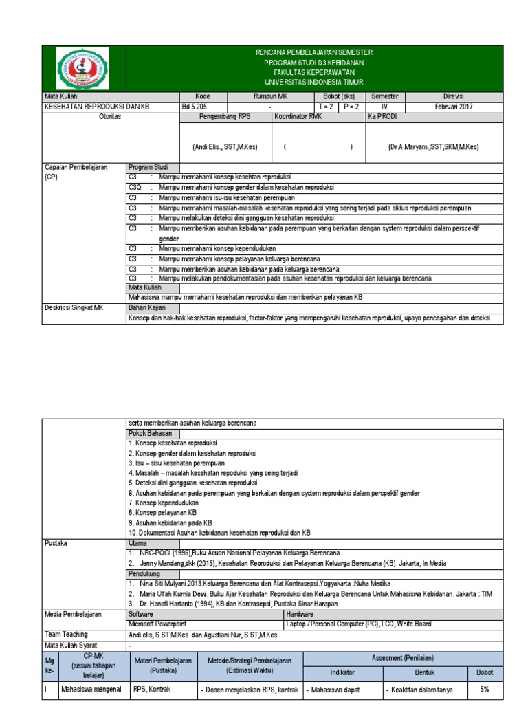 RPS Kespro Dan KB | PDF