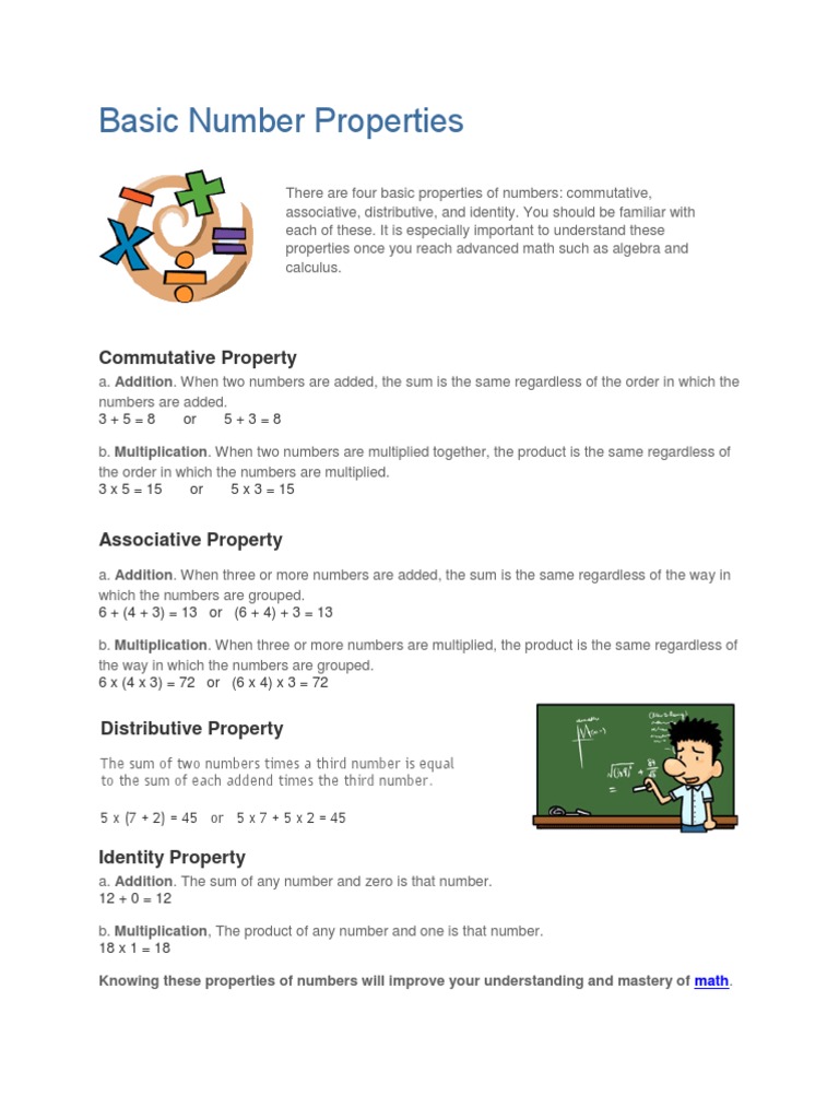 Basic Number Properties | PDF