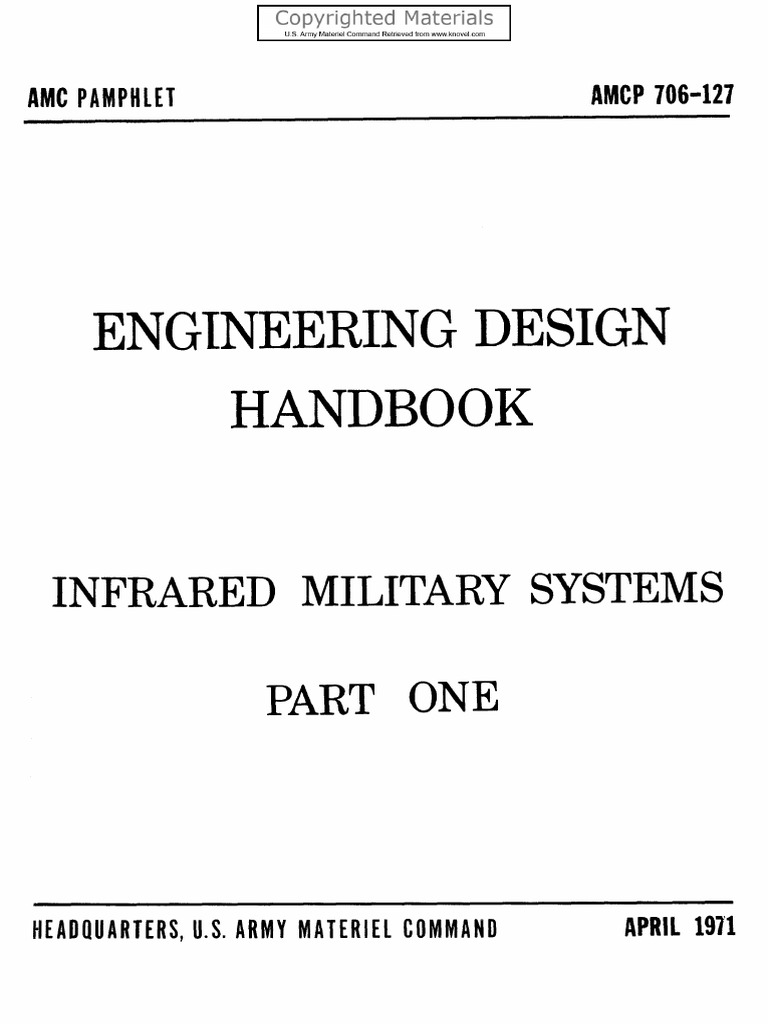 Infrared Military Systems Handbook | PDF | Lens (Optics) | Infrared