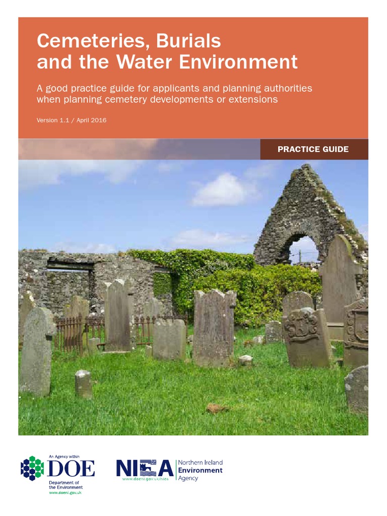 Practice Guide - Cemeteries Burials and The Water Environment | PDF ...