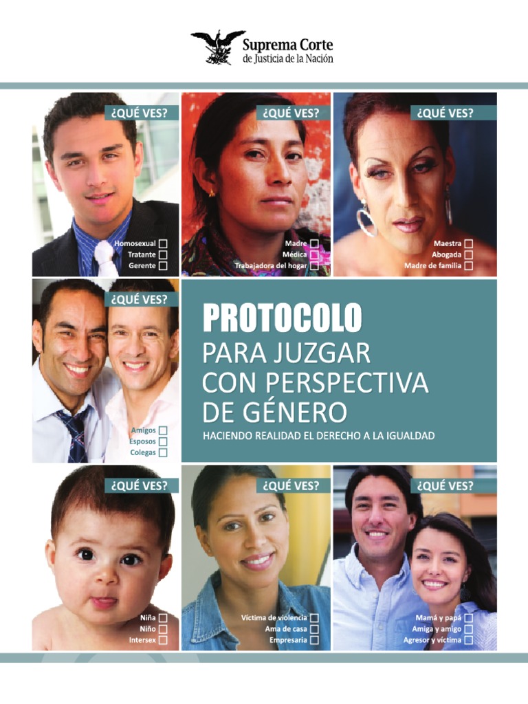 Protocolo para Juzgar Con Perspectiva de Género - SCJN | Descargar gratis PDF | Violación | Mujer