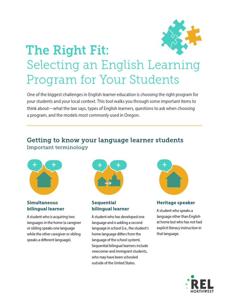 Selecting An English Learning Program For Your Students | PDF ...
