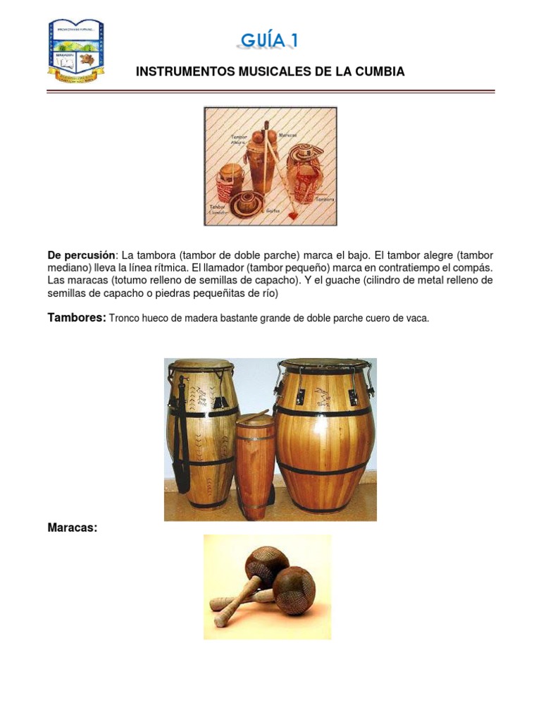 Instrumentos Cumbia | PDF | Instrumentos musicales | Entretenimiento ...