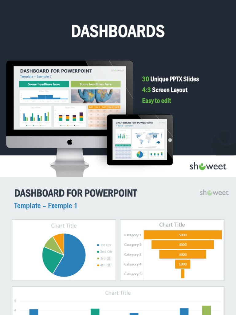 Dashboards W Examples Showeet (Standard) | PDF