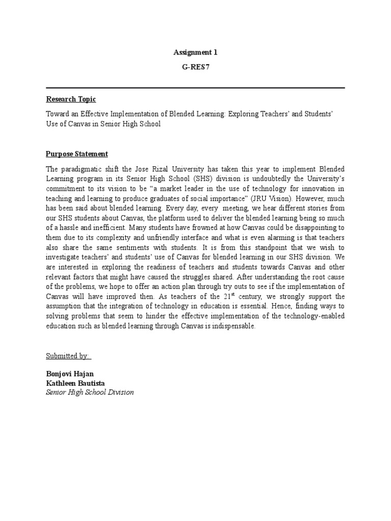 Toward An Effective Implementation of Blended Learning | PDF