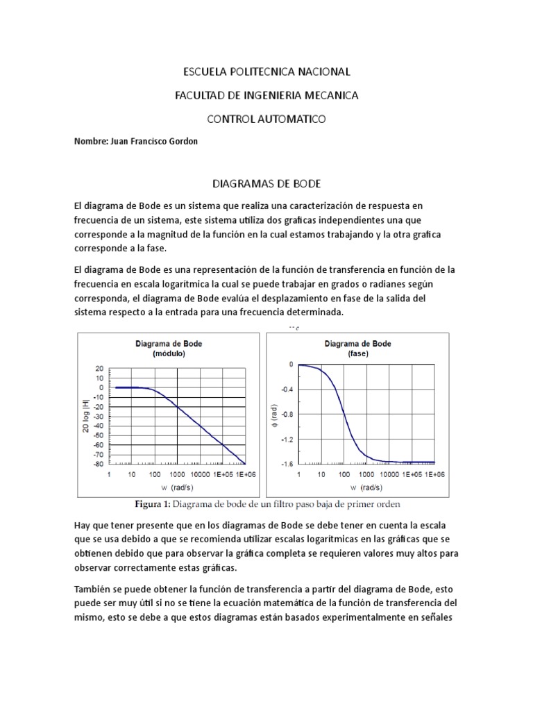 Diagrama de Bode | PDF