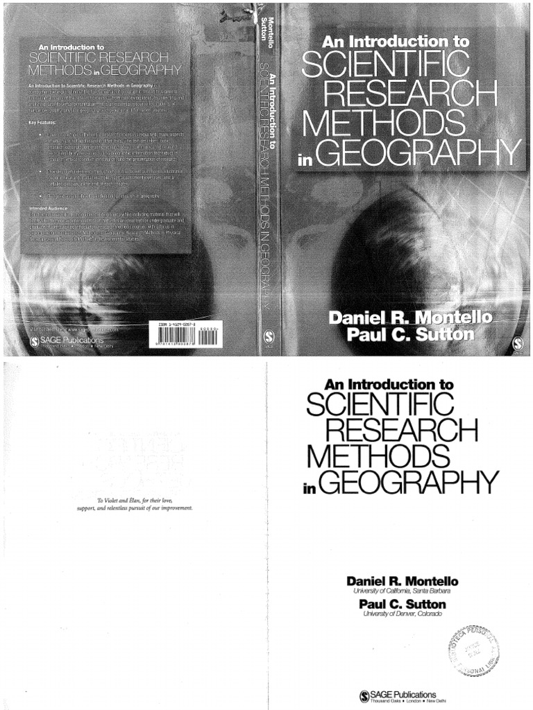 An Introduction To Scientific Research Methods in Geography PDF | PDF