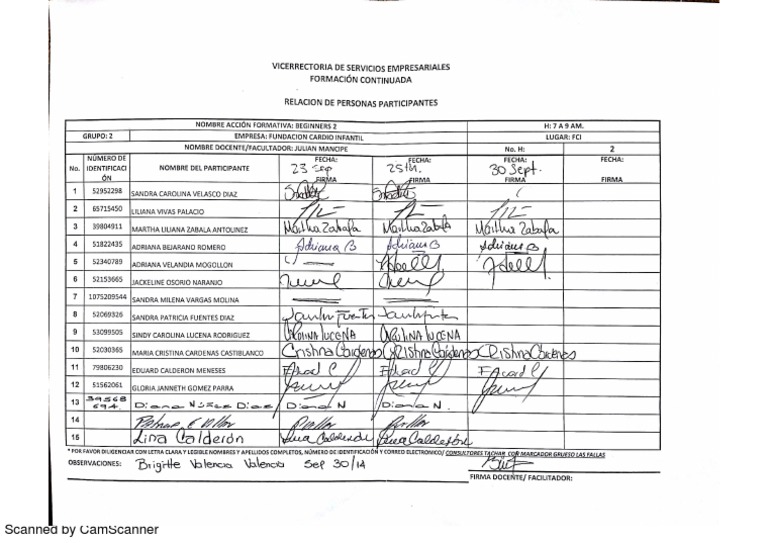 A Scanned Document Using Camscanner Pdf