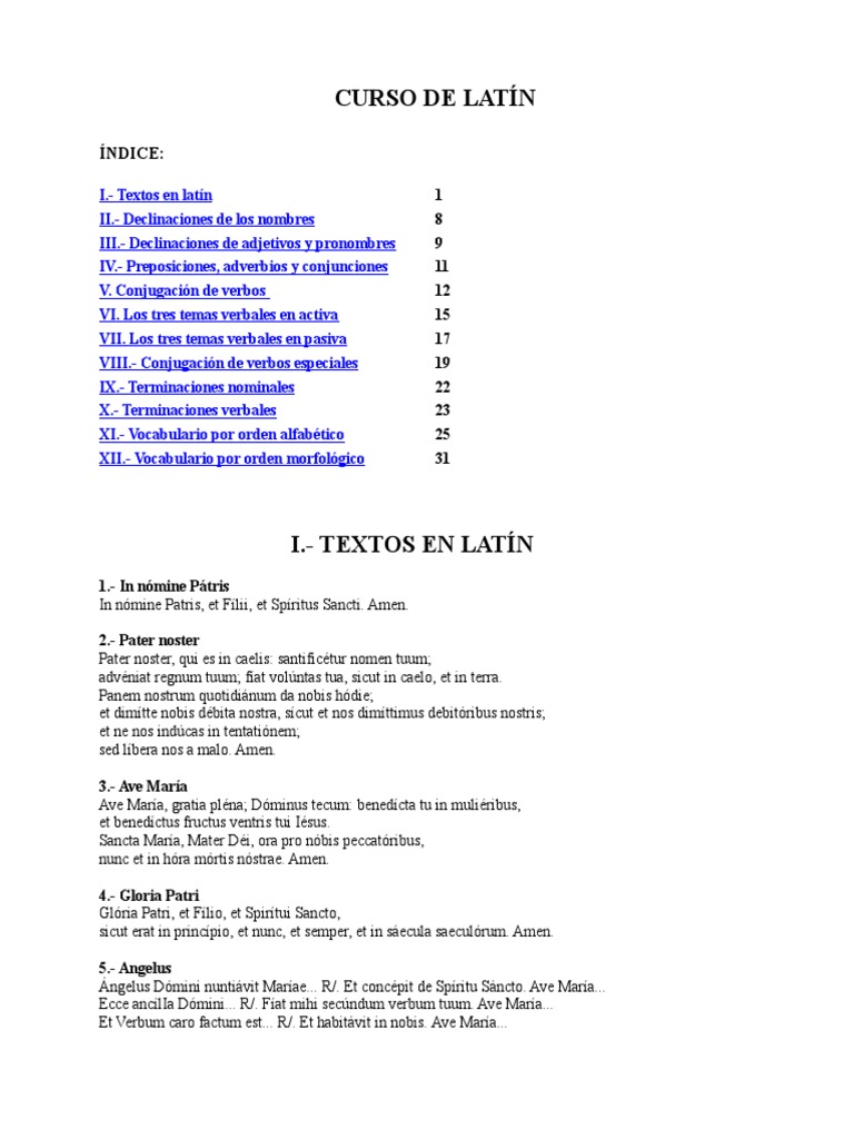 Aprende Latín en Lecciones | PDF | Gramática | Mecánica del lenguaje