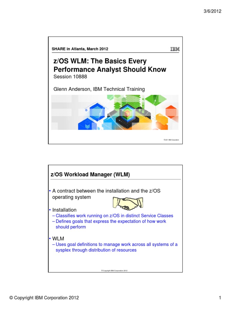 z/OS WLM: The Basics Every Performance Analyst Should Know: Session ...