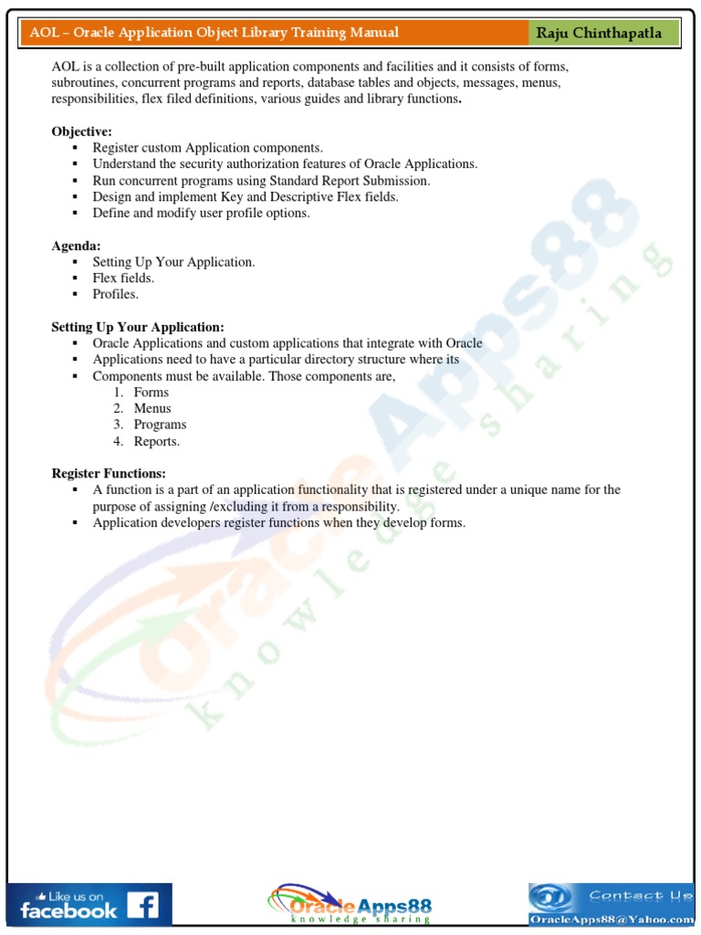 A Comprehensive Guide to Configuring and Running Concurrent Programs in Oracle Applications ...