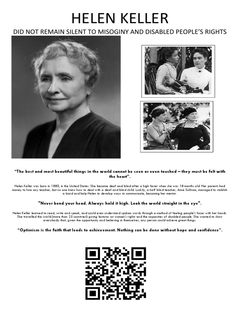 Helen Keller: Advocate for Women's and Disability Rights | PDF