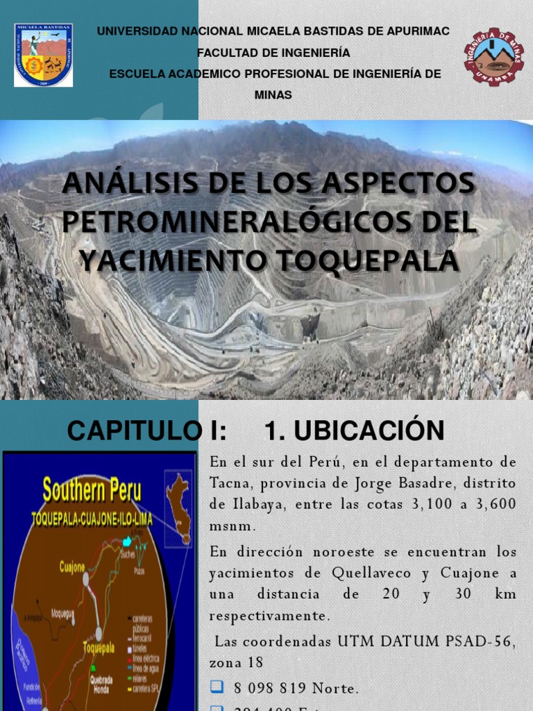Toquepala Grupo C | PDF | Roca (geología) | Minerales